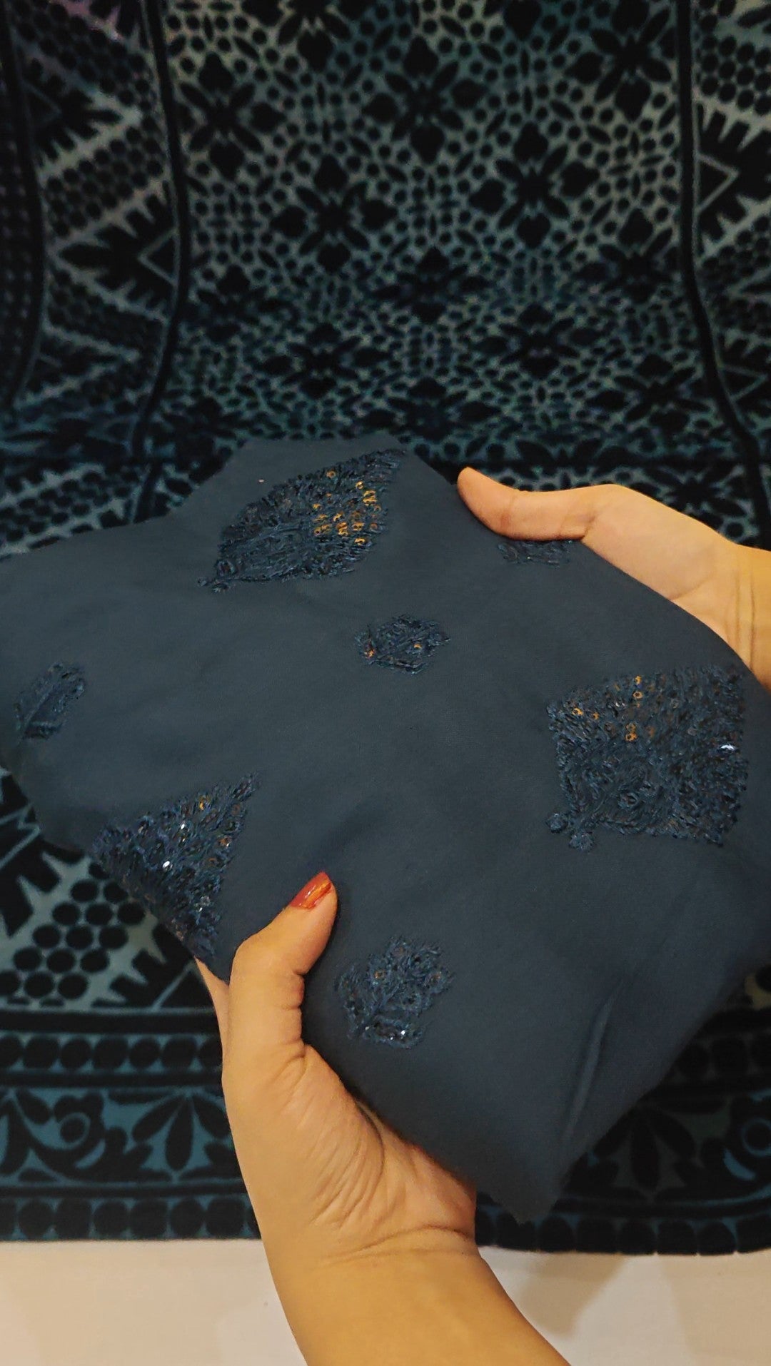 DHANAK 3 PIECE ARTICLE WITH PALACHI SHAWL PP1100 – Duaa Collection