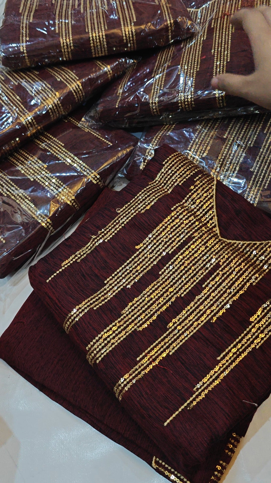 SHAMRAY SEQUENCE WORK 3 PIECE ARTICLE – Duaa Collection